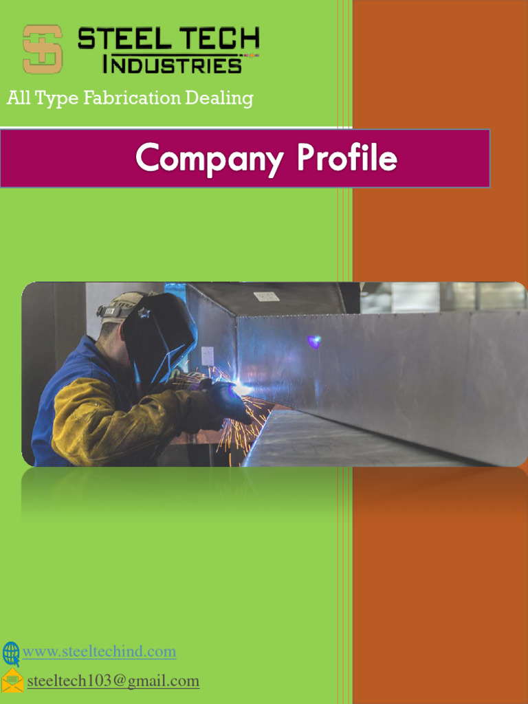 Steel Tech Company Profile | PDF | Metal Fabrication | Sheet Metal