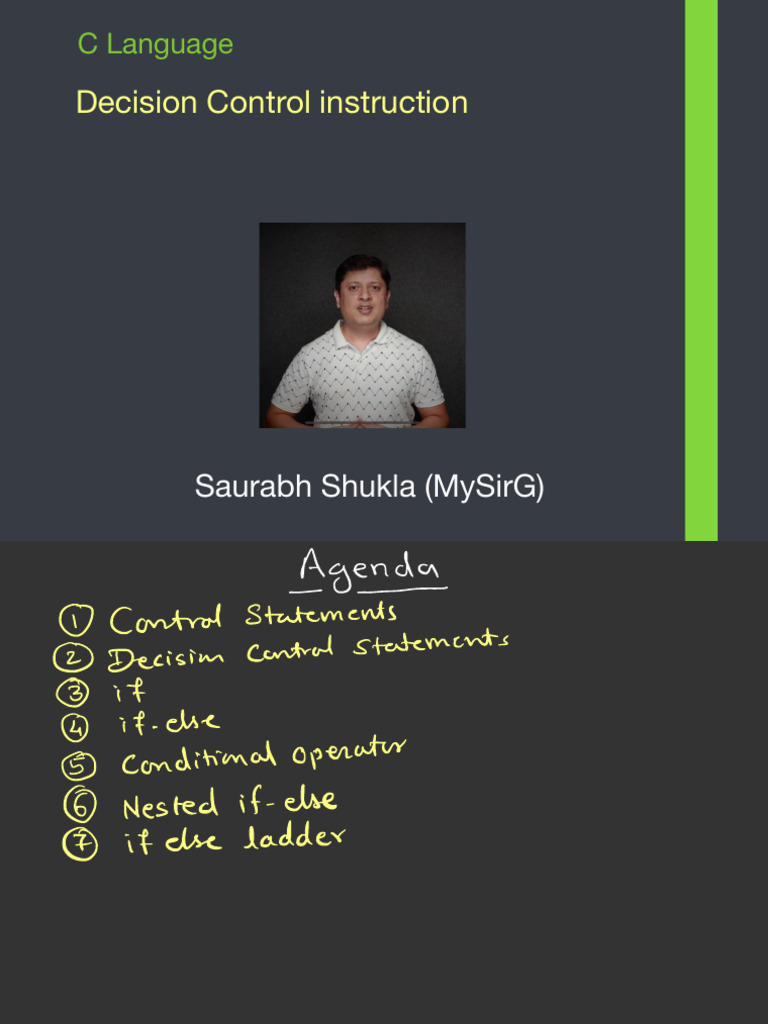 9 Decision Control Instructionpdf Lyst1970 | PDF | Software Development | Grammar