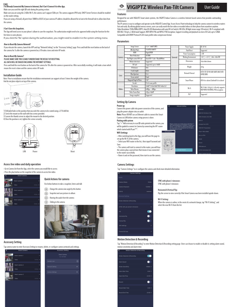 Smart Camera Setup Guide | PDF | Wi Fi | Camera
