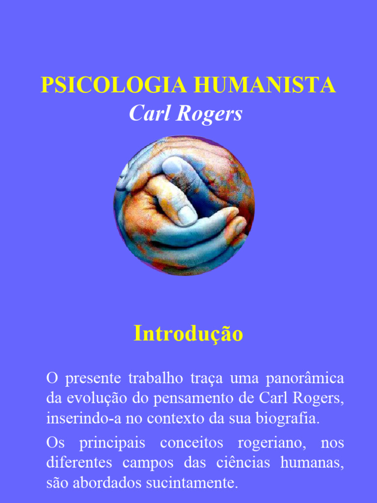 Teoria Humanista Carl Rogers | PDF | Aprendizado | Psicoterapia