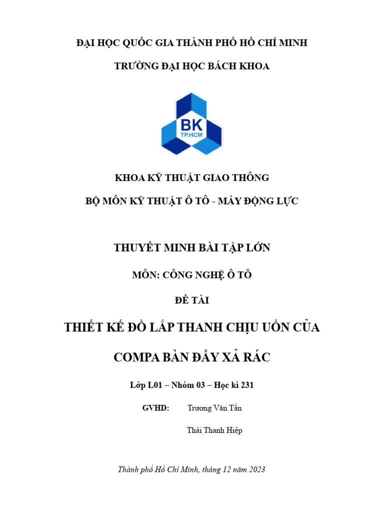 BTL CNOT Nhóm 3 L01 | PDF