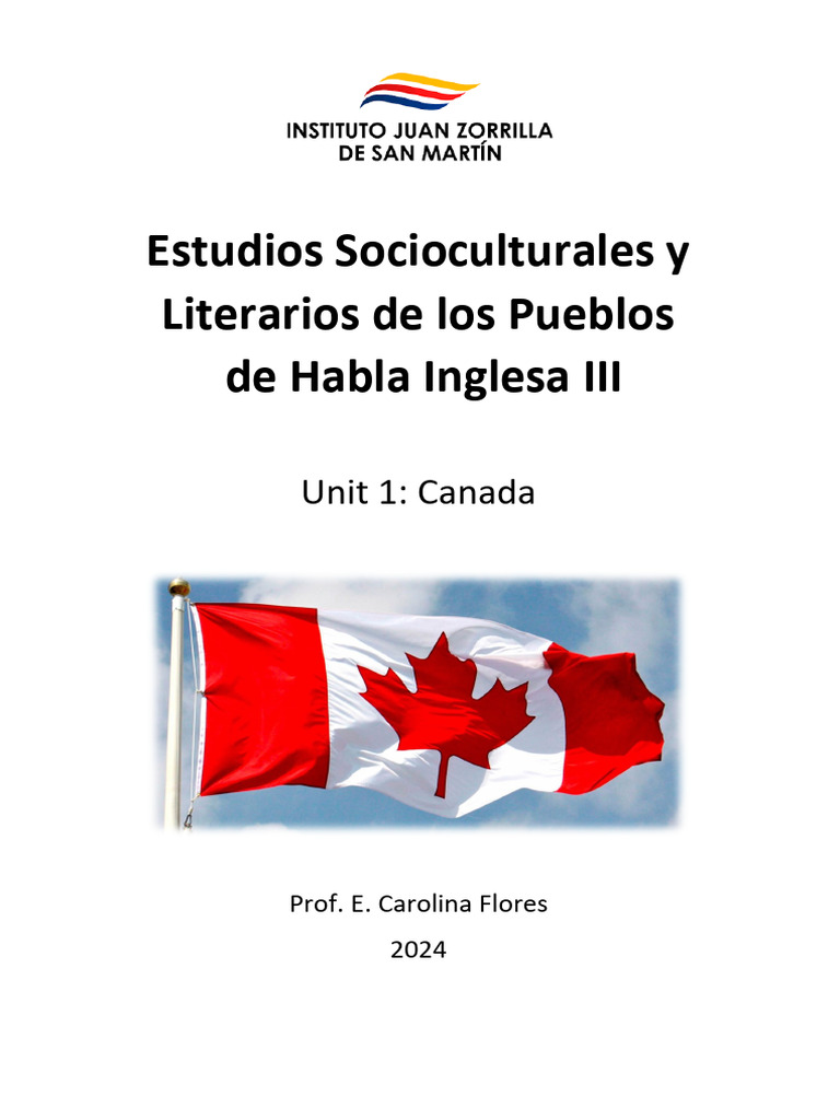 Unit 1 - Canada - 2024 | PDF