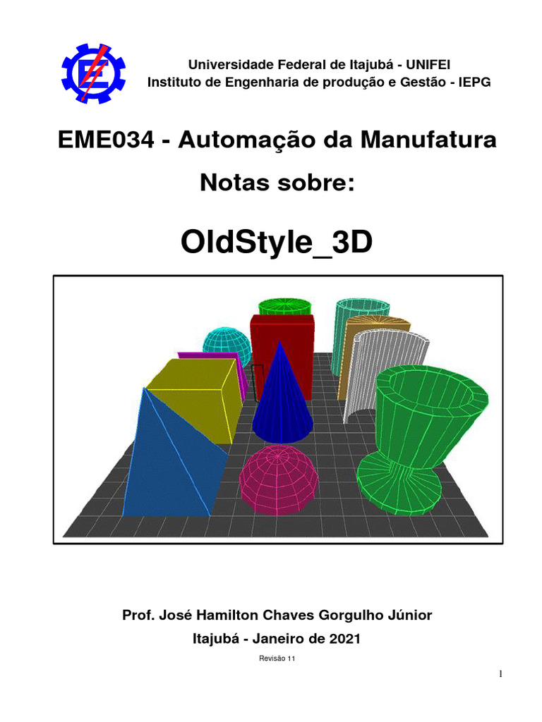 Manual OldStyle 3D V11 | PDF | Cor | Câmera