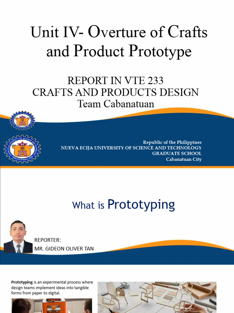 Unit 4 Report in Vte 233 PPT 1 1 | PDF | Prototype | 3 D Computer Graphics