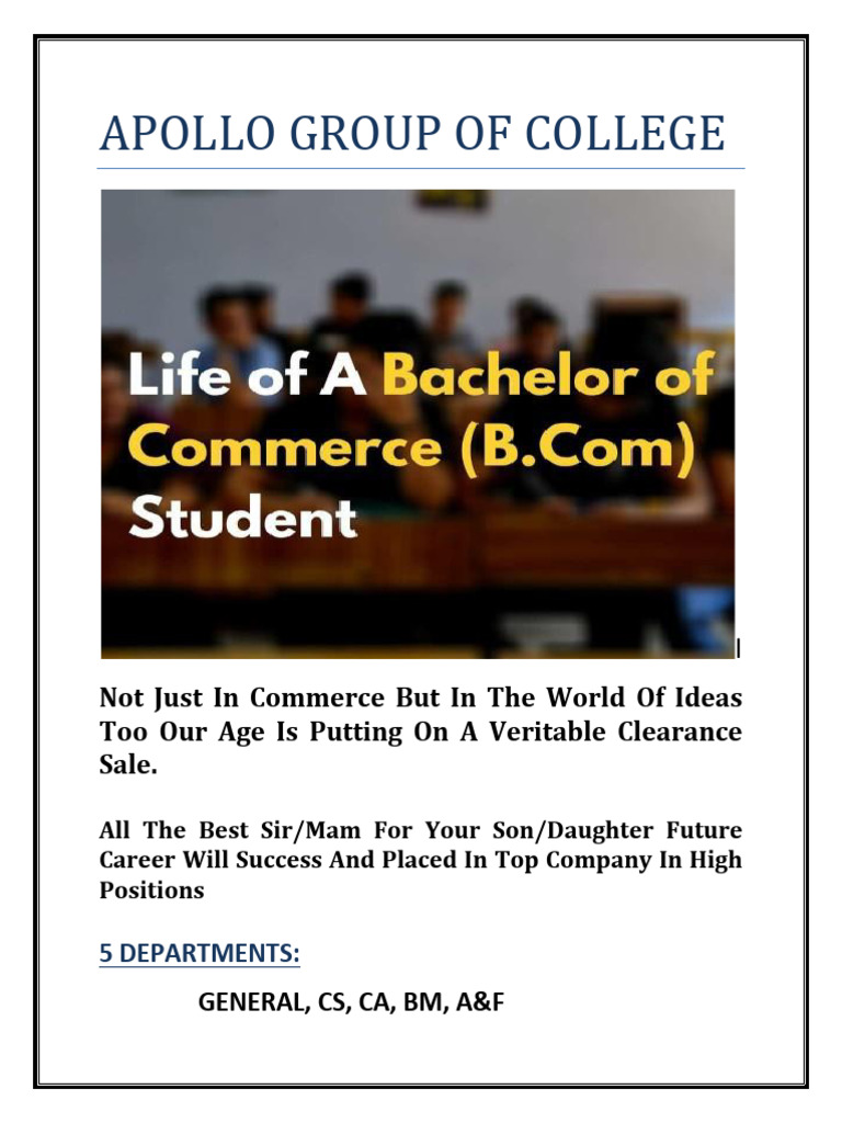 Apollo Group of College | PDF