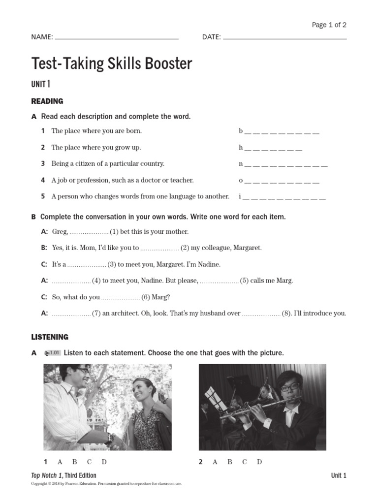 tn1 TTSB U1 | PDF | Human Communication