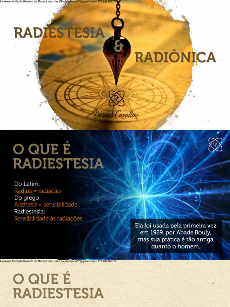 Radiestesia Radionica | PDF