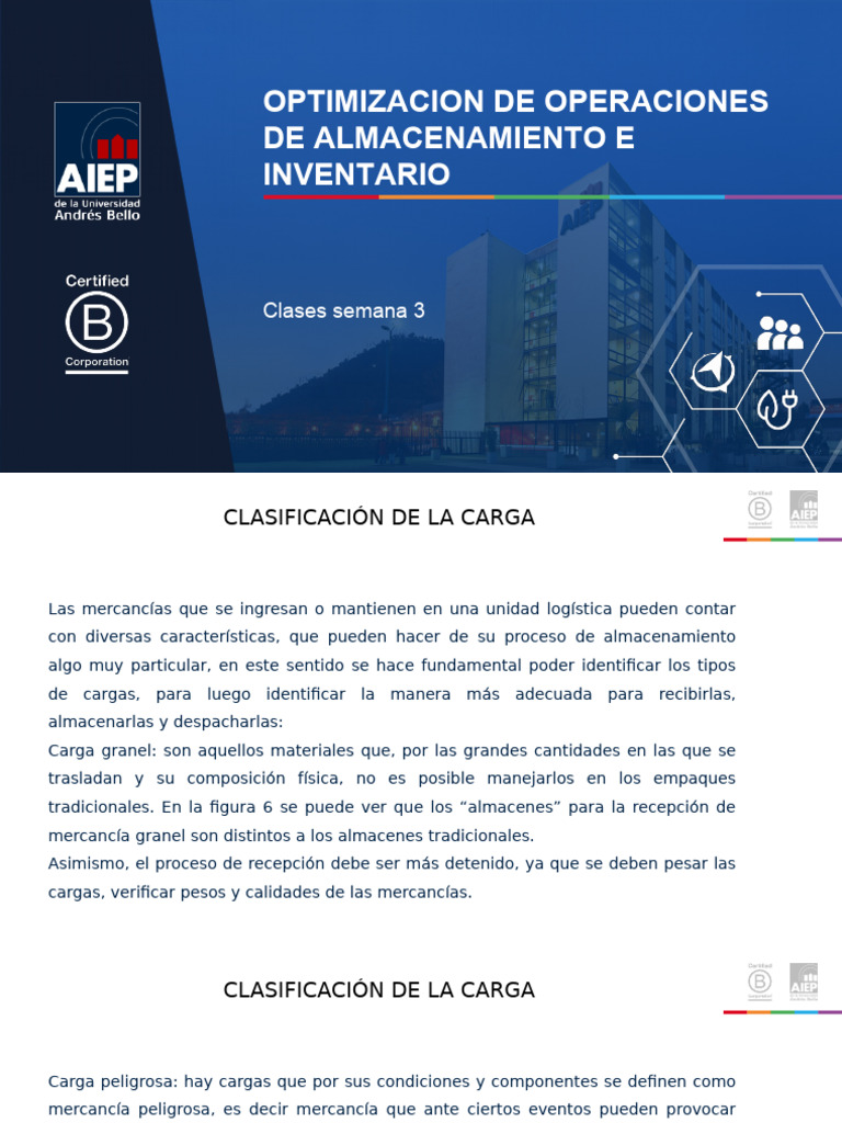Clase N°8 | PDF | Almacén | Logística