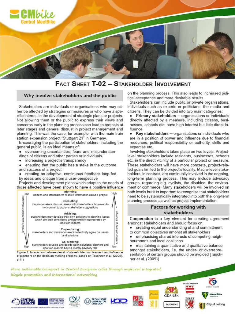 CMB-fact Sheet T-02 Stakeholder-Involvment | PDF | Stakeholder ...