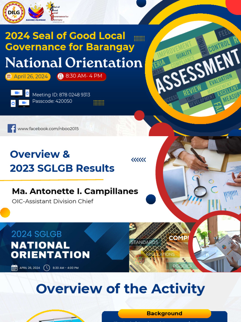 SGLGB National Orientation | PDF | Governance | Audit