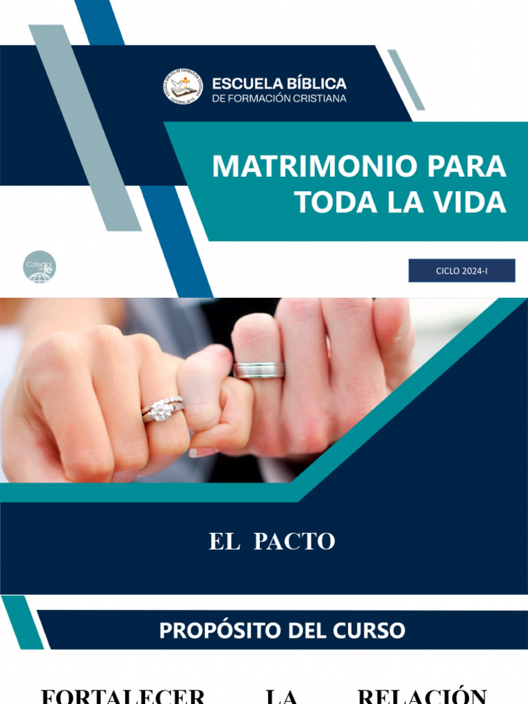 Pacto Matrimonial: Fortalece tu Relación | PDF | Matrimonio | Creencia religiosa y doctrina