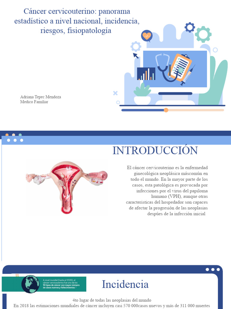 Cáncer Cervicouterino: Estadísticas y Riesgos | PDF | Cáncer de cuello ...