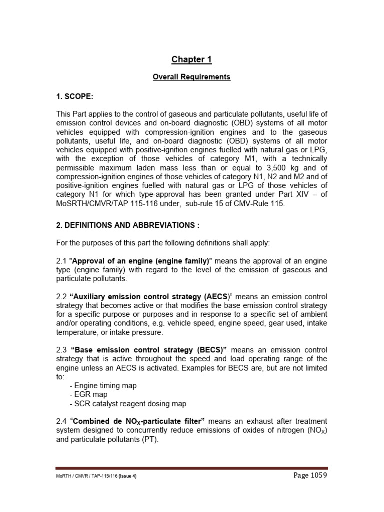Part-15 Chapter01 | PDF | Exhaust Gas | N Ox