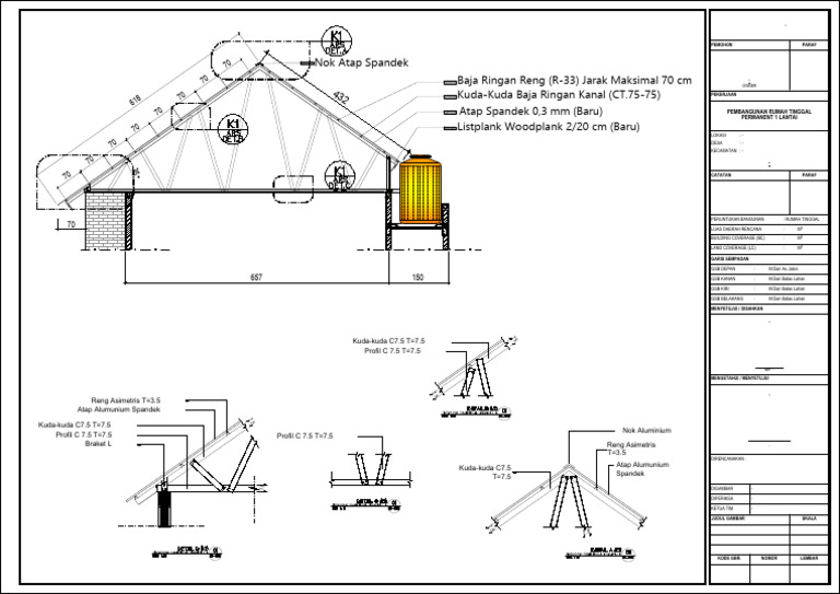 Detail Kuda2 Baja Ringan | PDF