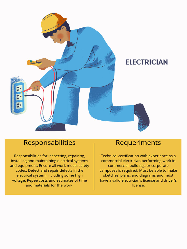 Commercial Electrician Job Guide | PDF