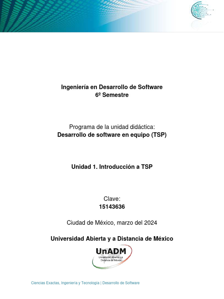Introducción al Team Software Process (TSP) | PDF | Scrum (desarrollo ...