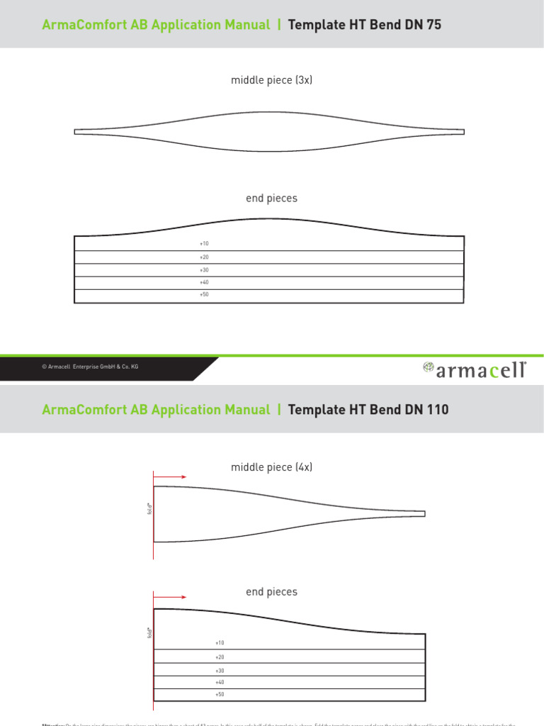 ArmaComfort_Elbow_Templates | PDF | Industrial Processes | Printing ...