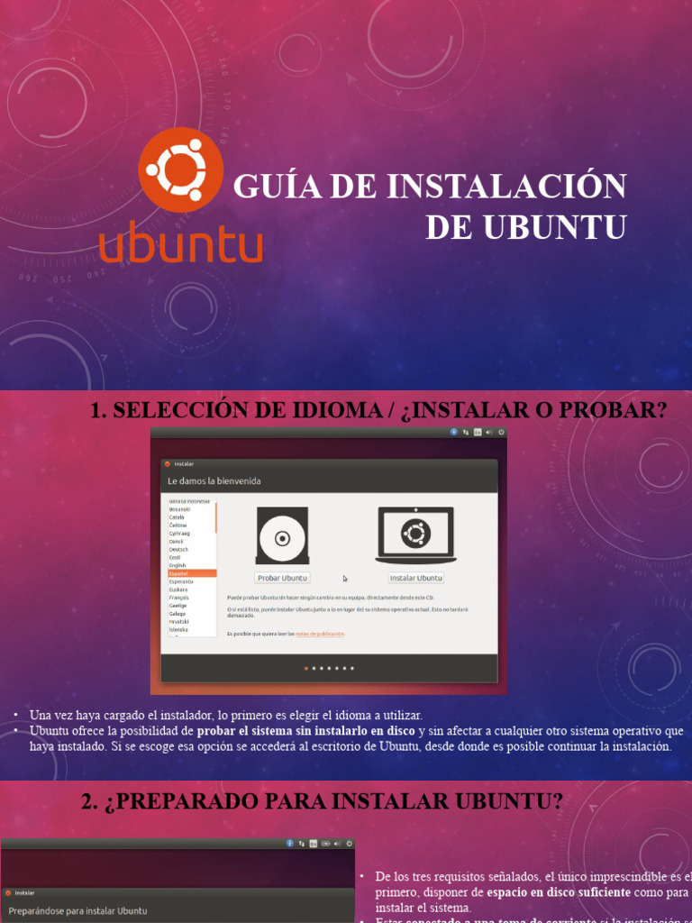 Manual Instalación Ubuntu | PDF | Informática | Equipo de oficina