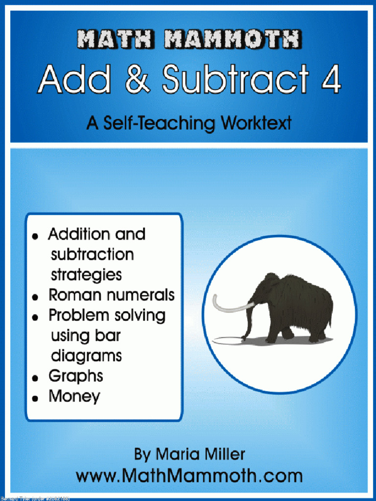 Add Subtract 4 | Download Free PDF | Mathematics | Arithmetic