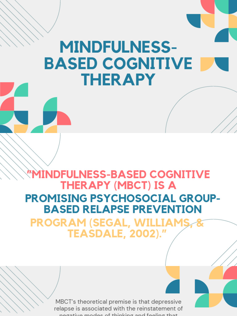 13.1 Mindfulness-Based Cognitive Therapy and Dialectical Behavior Therapy | PDF | Dialectical ...