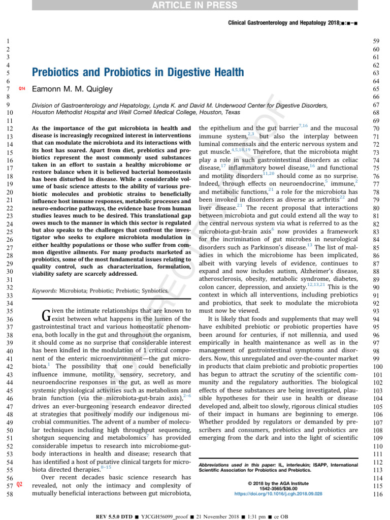 Probiotics | PDF | Probiotic | Gastrointestinal Tract