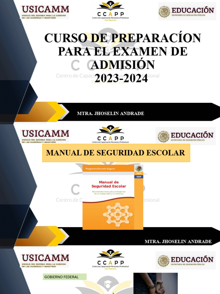 Manual De Seguridad Escolar Pdf Escuelas Valores