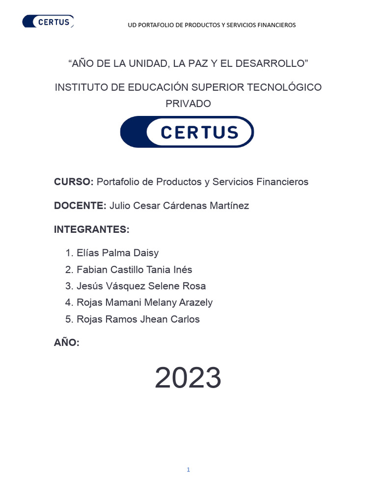 A1 Portafolio | PDF | Bancos | Inteligencia artificial