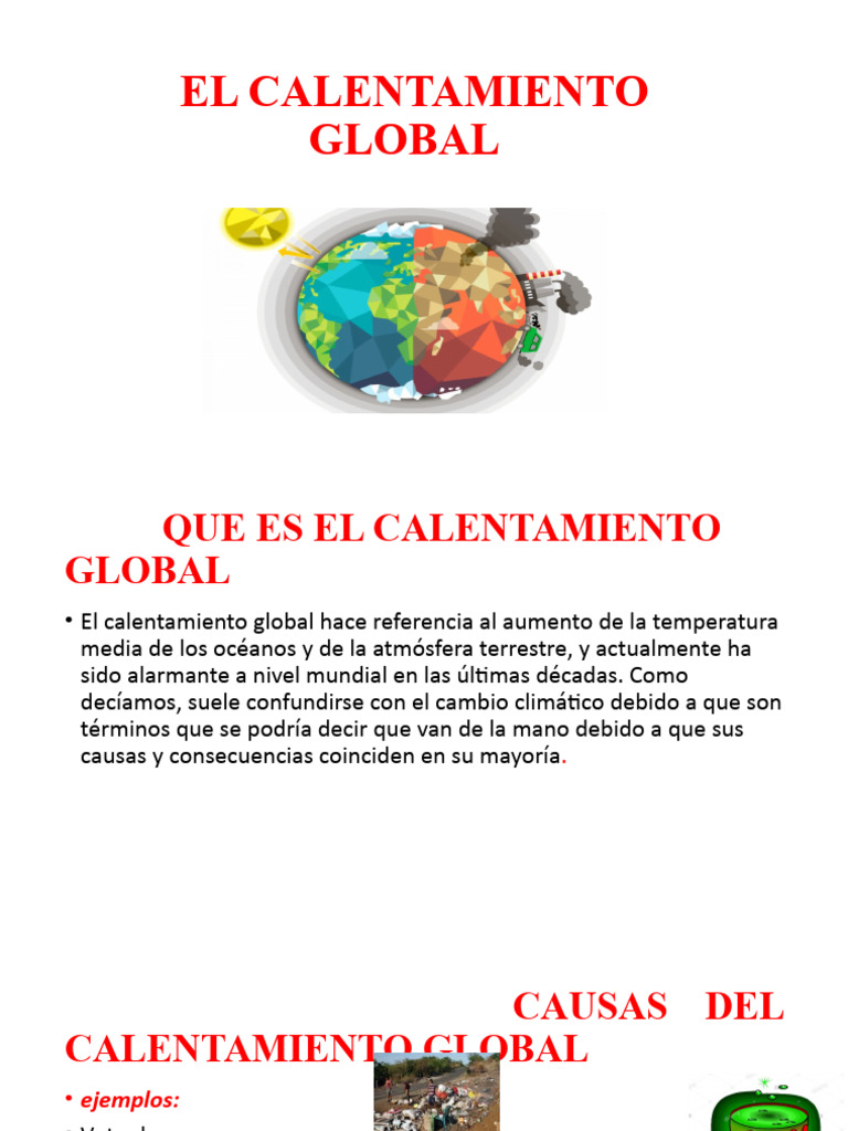 El Calentamiento Global | PDF