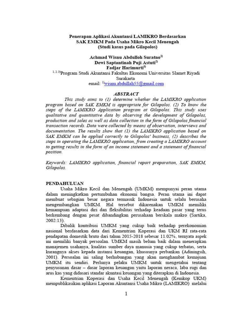 Turnitin Jurnal SKripsi Achmad | PDF