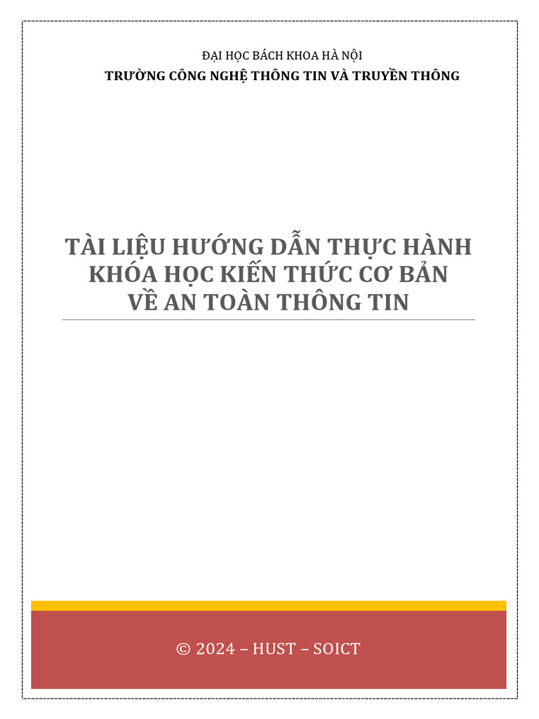 SOICT 2024 KTCB Lab01 | PDF