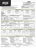 PMRF - Registration Membership Data Form | PDF