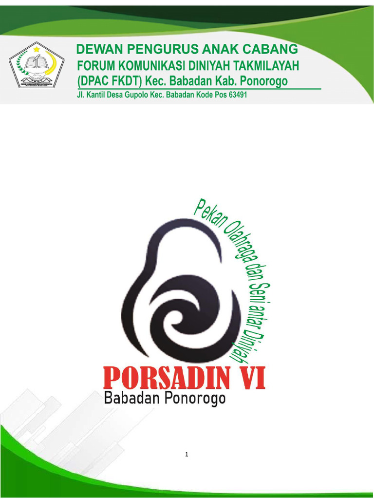 PORSADIN 2024: Penguatan Madrasah Diniyah | PDF