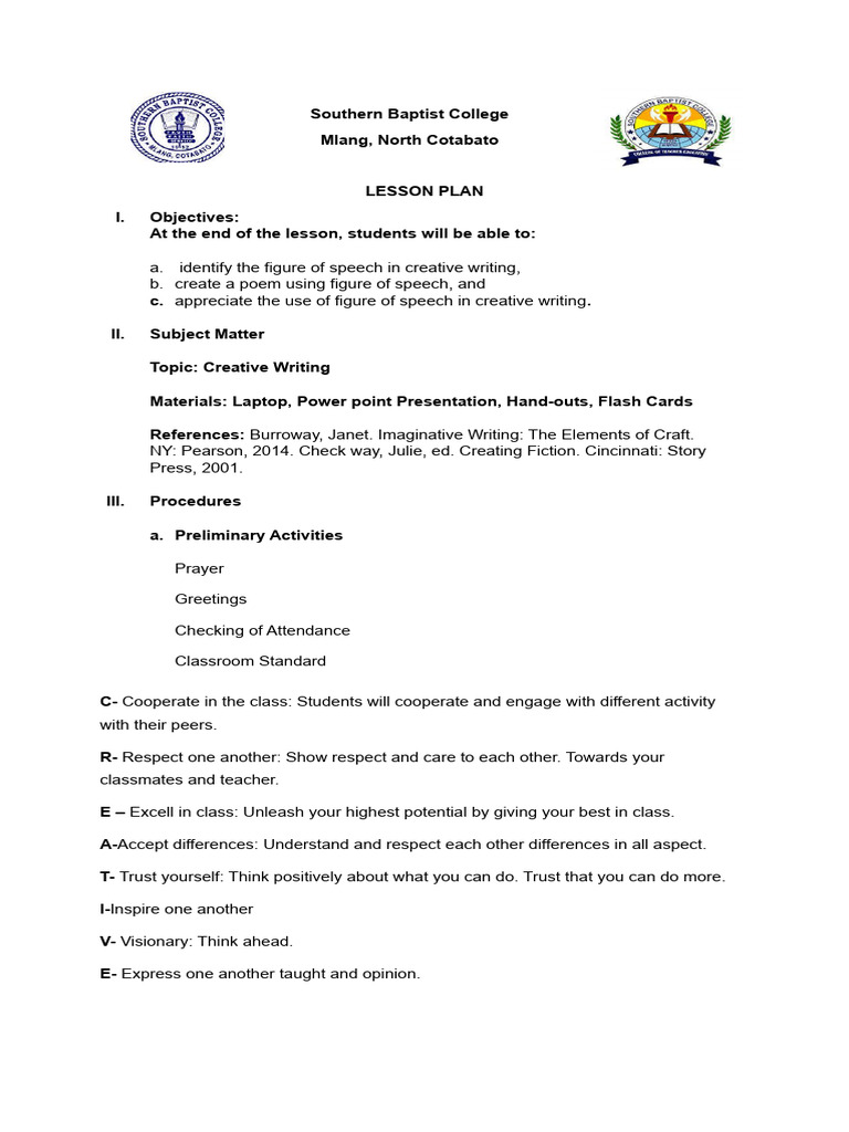 Lesson Plan SBC | PDF | Lesson Plan | Paradox