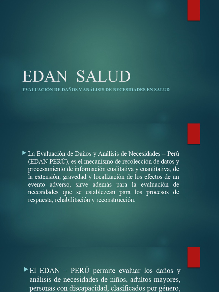 Edan Salud | PDF | Evaluación | Perú