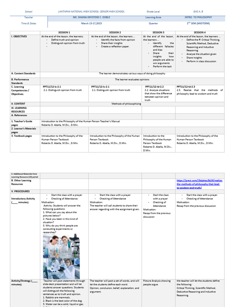 DLL Week5 | PDF | Reason | Inductive Reasoning