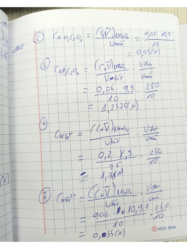 BT Chuẩn Độ OXH K | PDF