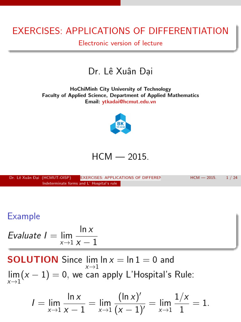 Exercises Application of Differentiation Print | PDF | Length ...