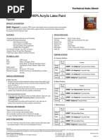 Tds Davies Acreex | PDF | Paint | Materials