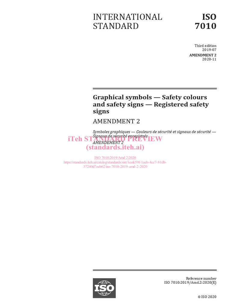 ISO-7010-2019-Amd-2-2020 | PDF | International Organization For ...