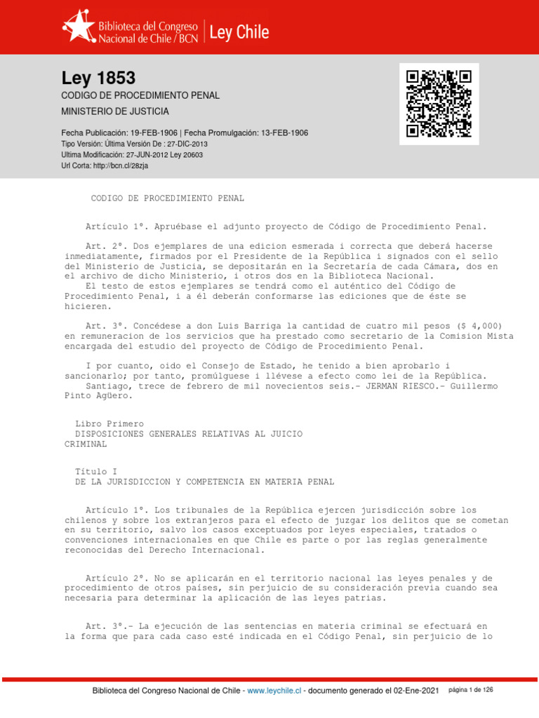 Código de Procedimiento Penal | PDF | Apelación | Queja