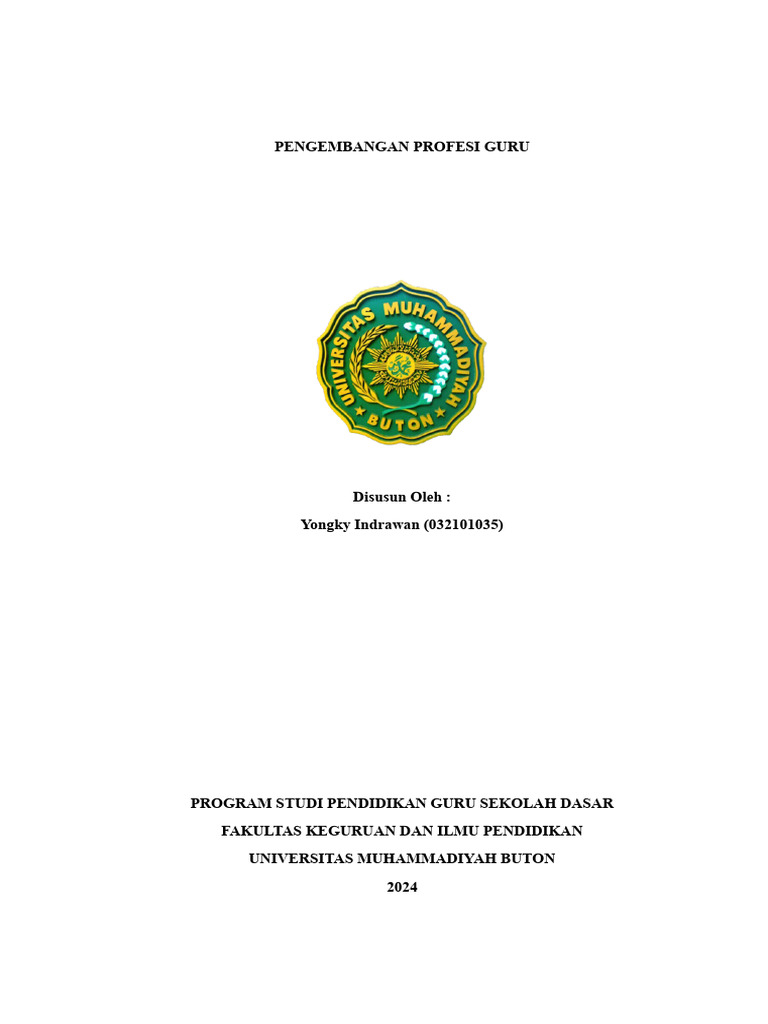 Pengembangan Profesi Guru Berkualitas | PDF