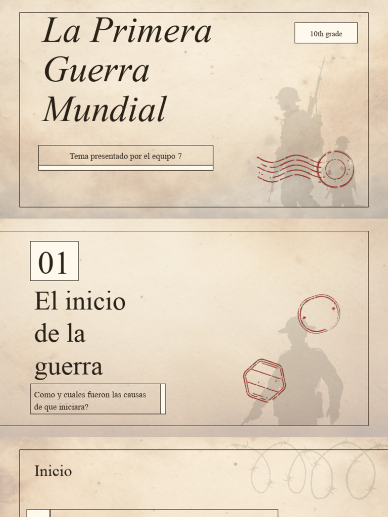 Causas y Consecuencias de la WWI | PDF | Primera Guerra Mundial ...