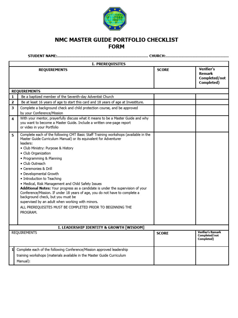 NMC MASTER GUIDE CHECKLIST SECOND ASSESSMENT | PDF | Jesus | Seventh ...