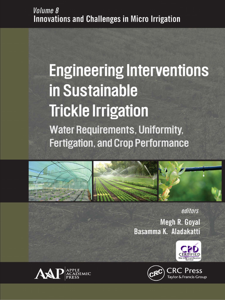 Engineering Interventions in Sustainable Trickle Irrigation Water ...