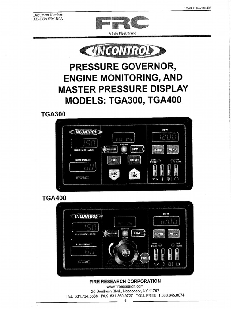 FRC Fire Research Xe TG 300-D3a - Buscar Con Google | PDF