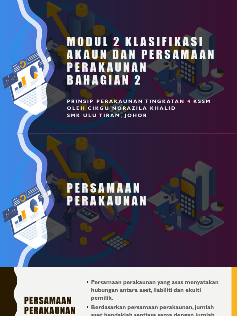 AKAUN_T4_KSSM_MODUL_2_P2 _KLASIFIKASI_AKAUN_DAN_PERSAMAAN | PDF