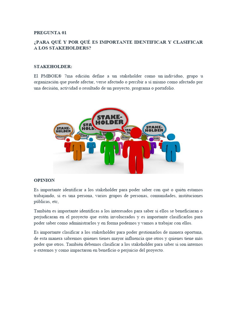 Foro 2 - PARA QUE Y PORQUE ES IMPORTANTE IDENTIFICAR Y CLASIFICAR A LOS ...