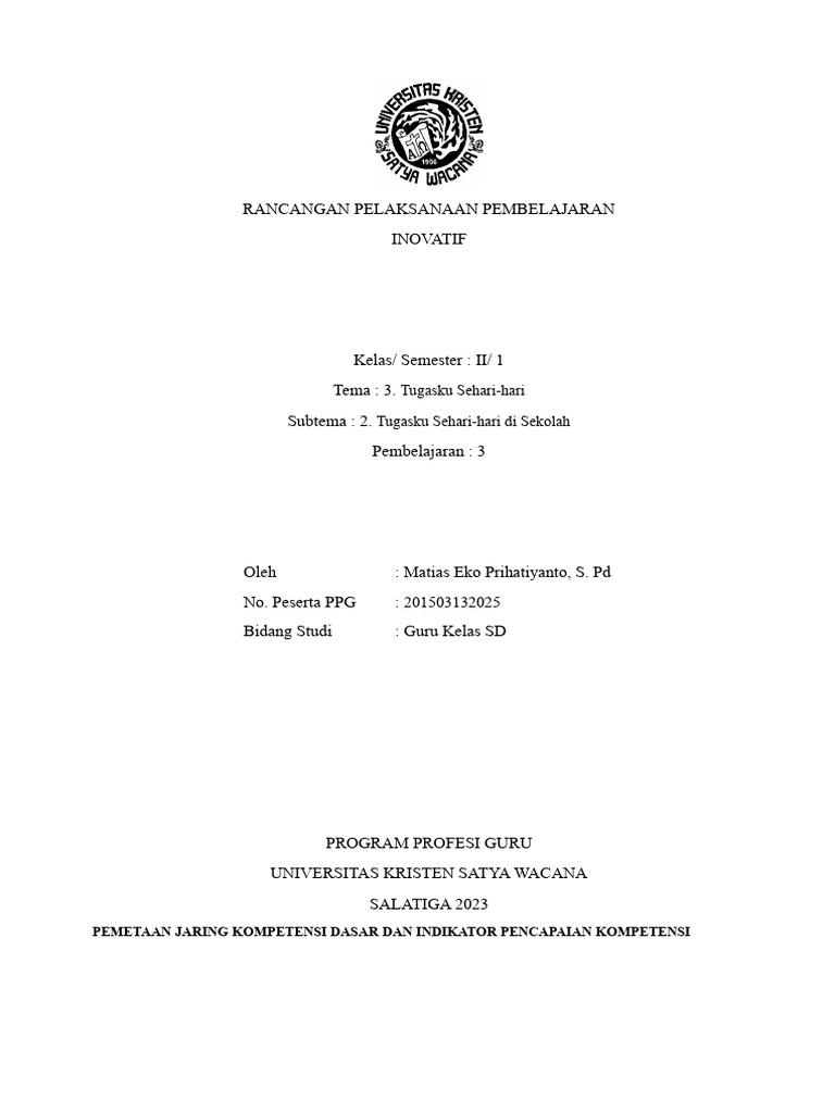 Rencana Aksi 1 Revisi | PDF | Karier & Perkembangan