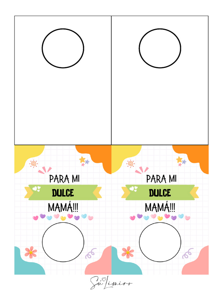 Tarjetas Dia de La Madre Su Limiro | PDF