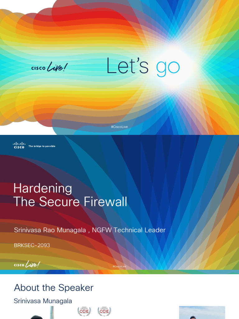 BRKSEC-2093 Hardening The Secure Firewall - 2023 | PDF | Transmission Control Protocol ...